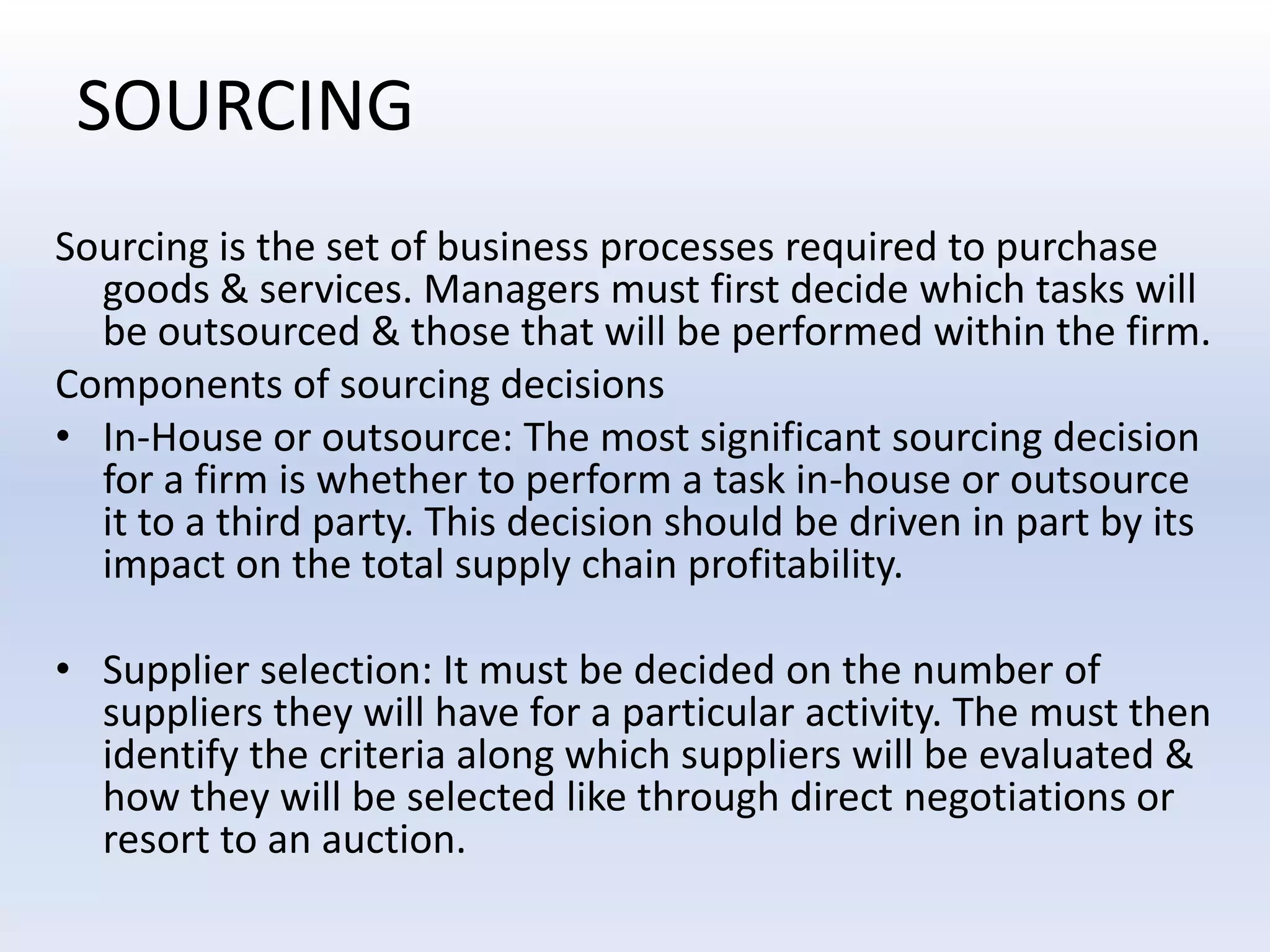 Supply chain drivers | PPTX