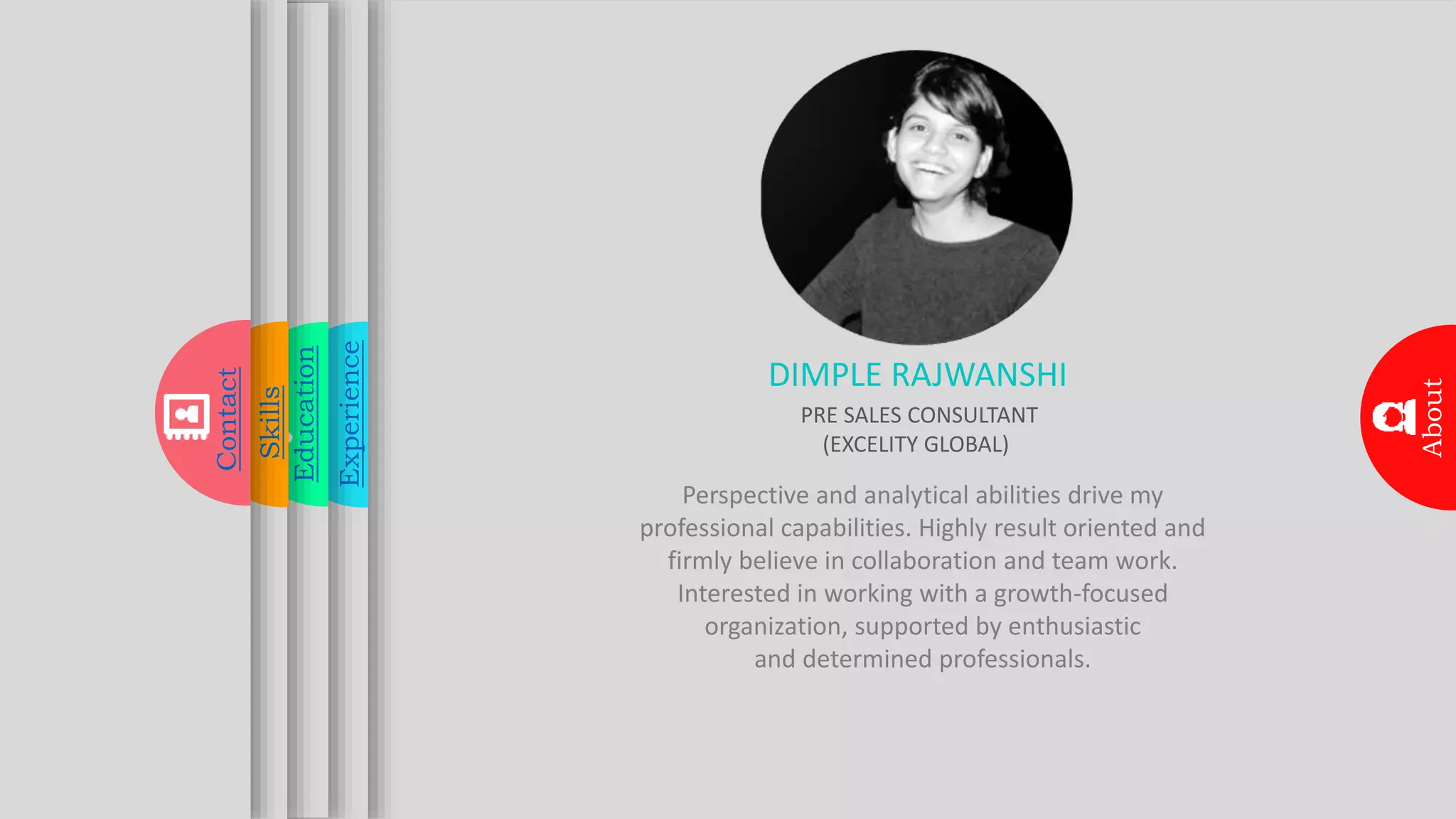 Dimple professional profile | PPTX