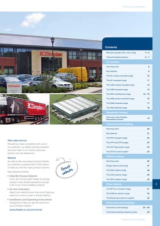 Dimplex Commercial Heating - Brochure | PDF