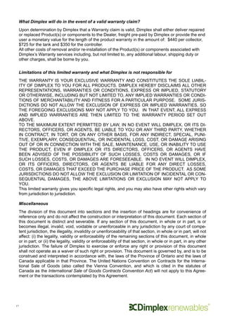 Dimplex solar thermal product guide 2013 01 | PDF