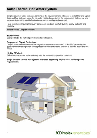 Dimplex solar thermal product guide 2013 01 | PDF