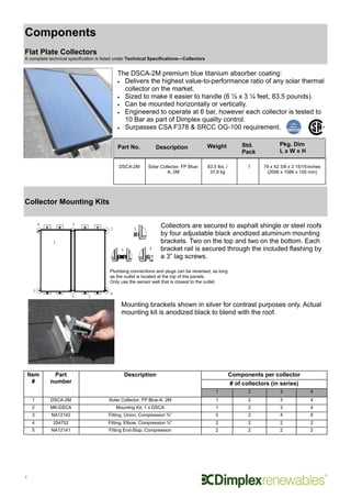 Dimplex solar thermal product guide 2013 01 | PDF