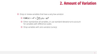 Feature Reduction Techniques | PDF