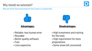UI Test Cases With CloudStack | PPT