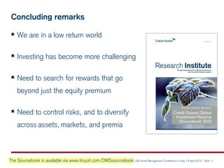 Investing in a low return world | PDF