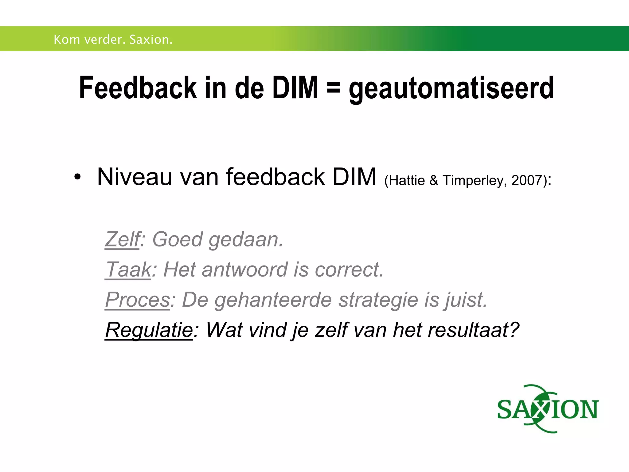 Formatief en digitaal informatievaardigheden meten - Caroline Timmers ...