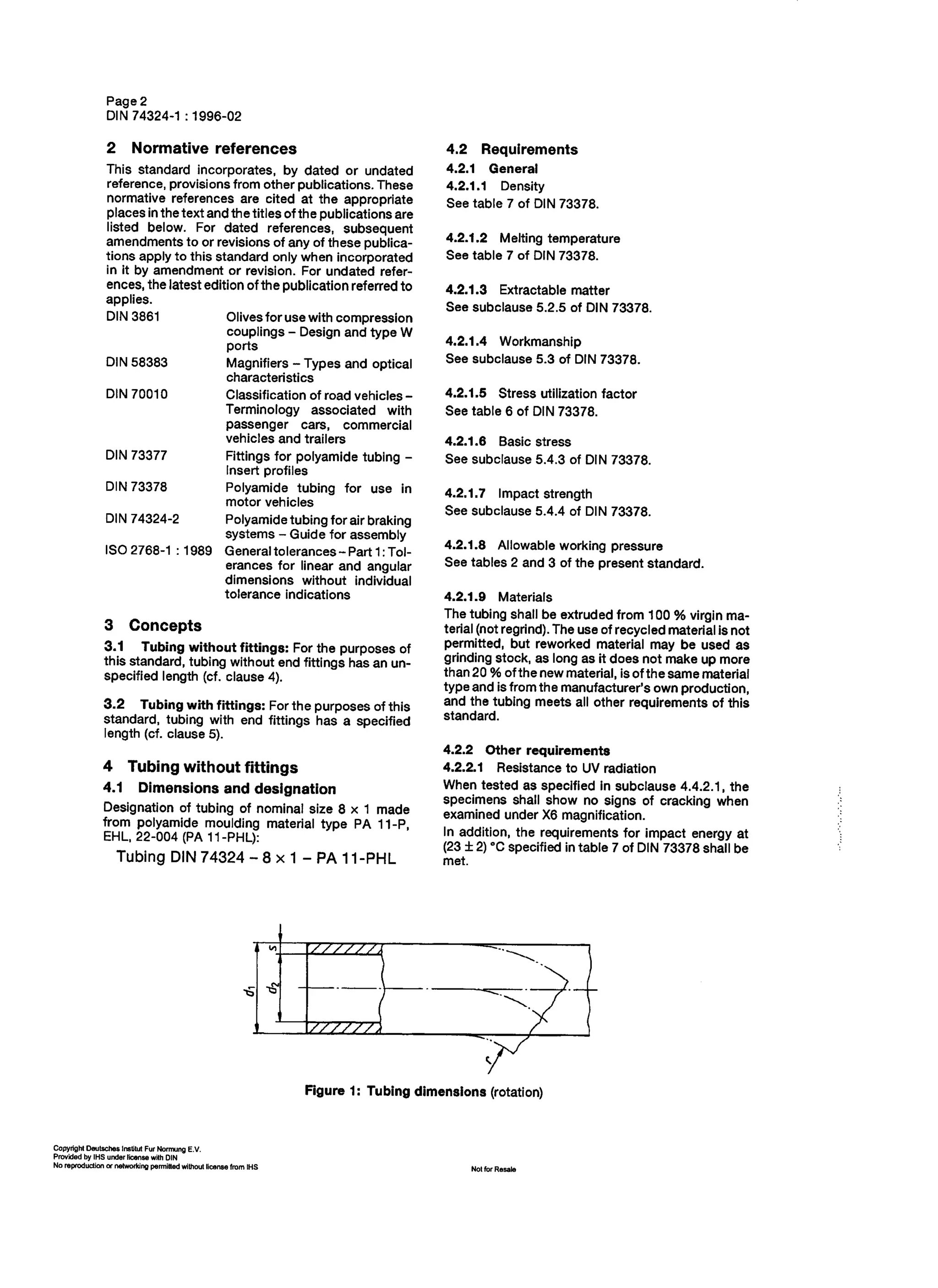 Din74324 polyamide tubing | PDF