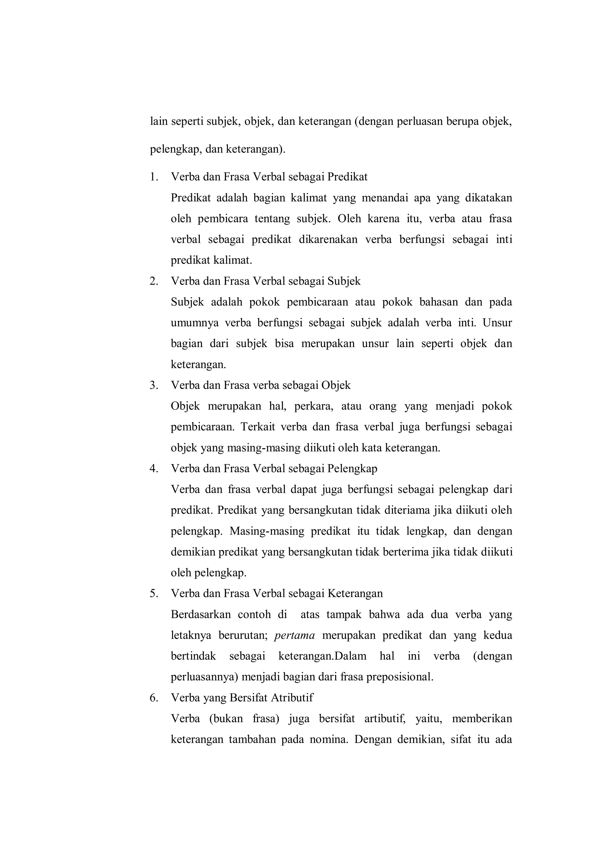 KELAS KATA VERBA BAHASA BUGIS PARIT HARUNA DESA PAL IX KECAMATAN SUNGAI ...