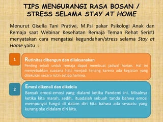 Dina - cara mengrangi stress saat stay at home.pptx