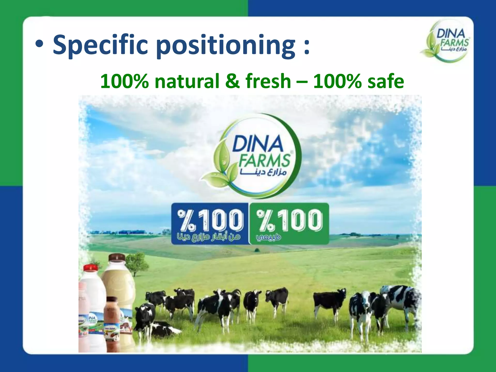 Dina farms' milk project American university in cairo | PPTX