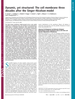 Dinamica membrana 3decadas_cellmbr-vereb2003 | PDF