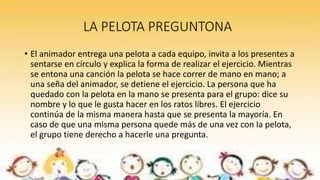 Dinámicas de motivación grupales | PPTX