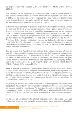 DINAMICAS MIGRATORIAS EN AMERICA LATINA Y EL CARIBE (ALC) Y ENTRE ALC Y ...