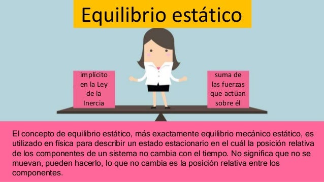 Dinamica y equilibrio estatico