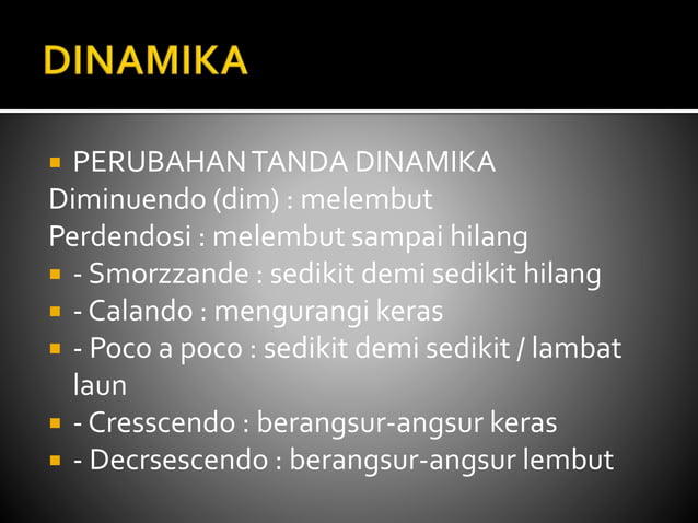 Dinamika - Tempo dalam menyanyikan sebuah lagulagu.pptx