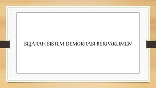 Raja Berpelmbagaan Dan Demokrasi Berparlimen | PPTX