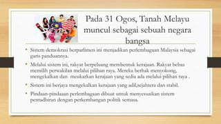 Raja Berpelmbagaan Dan Demokrasi Berparlimen | PPTX