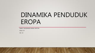 Dinamika Penduduk Eropa | PPT
