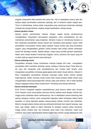 Dinamika kelompok dalam organisasi | PDF