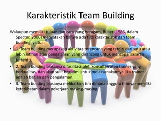 Dinamika kelompok dan team building | PPT