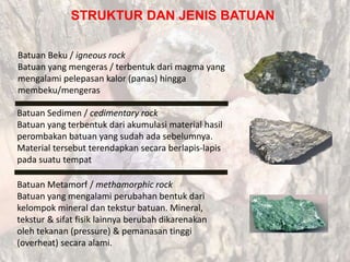 DINAMIKA LITOSFER - Jenis & Siklus Batuan.pptx