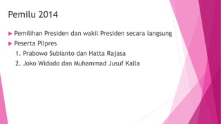 Dinamika Pemilu Di INdonesia.pptx