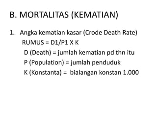 Dinamika penduduk | PPTX