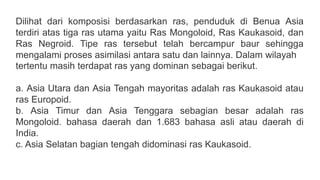 Dinamika penduduk asia | PPTX