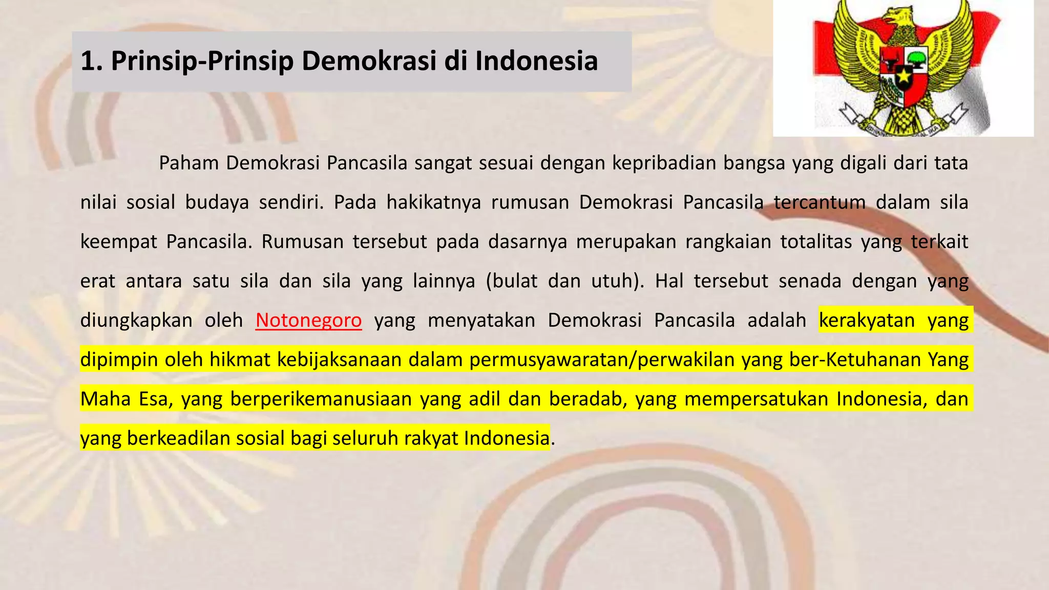 Dinamika Penerapan Demokrasi Pancasila | PPTX