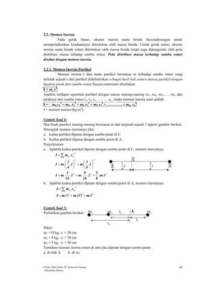 Dinamika rotasi | PDF