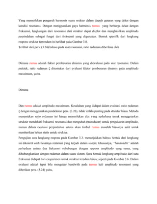 Dinamika Struktur | DOC