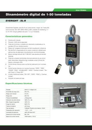 Dinamometro DL R | PDF