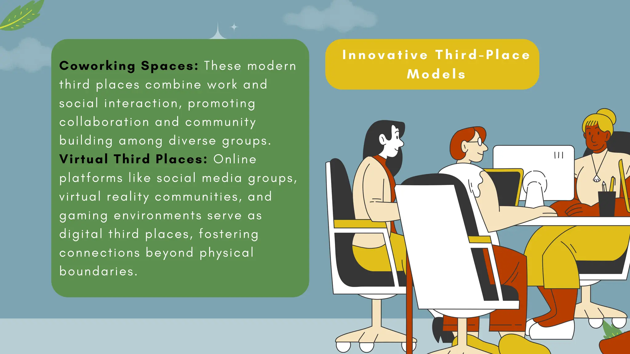 Third place theory and walkable network. | PDF