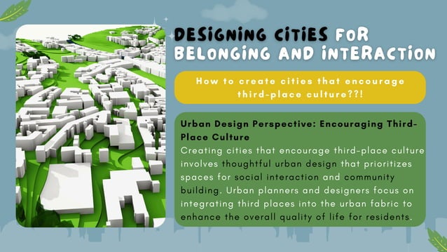 Third place theory and walkable network. | PDF