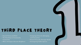 Third place theory and walkable network. | PDF