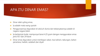 Dinar emas | PPT