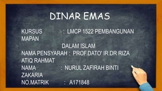 Dinar emas | PPTX