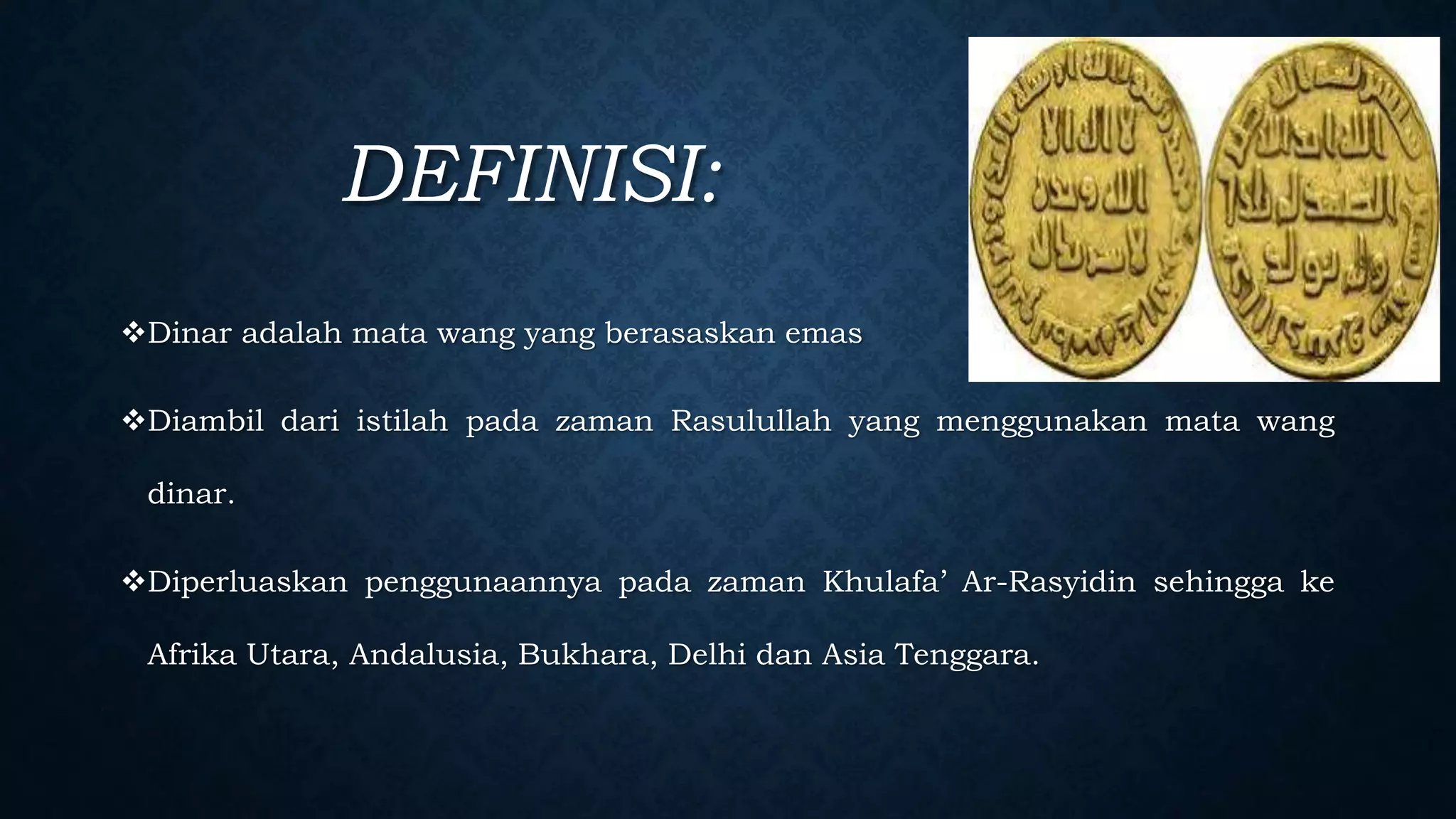 DINAR EMAS | PPT