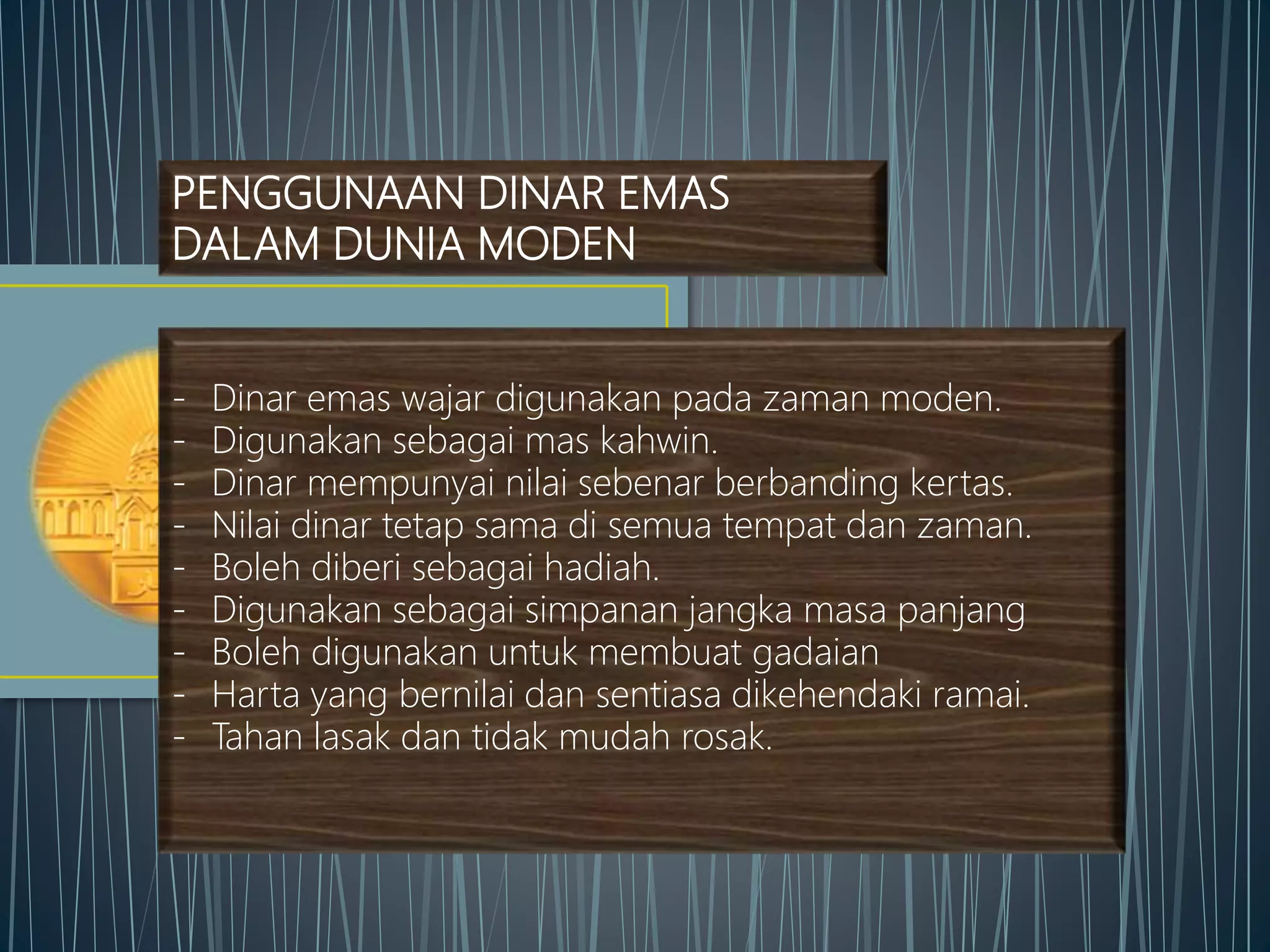 Dinar emas | PPT