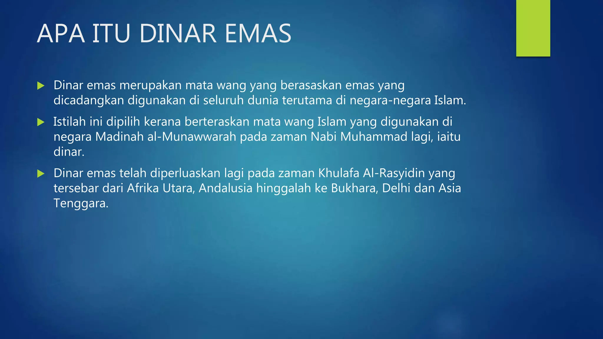 Dinar emas A165576 | PPT