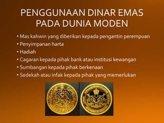 Dinar emas (A165712) | PPT