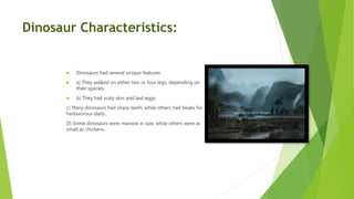 dinasaour project 2.pptx