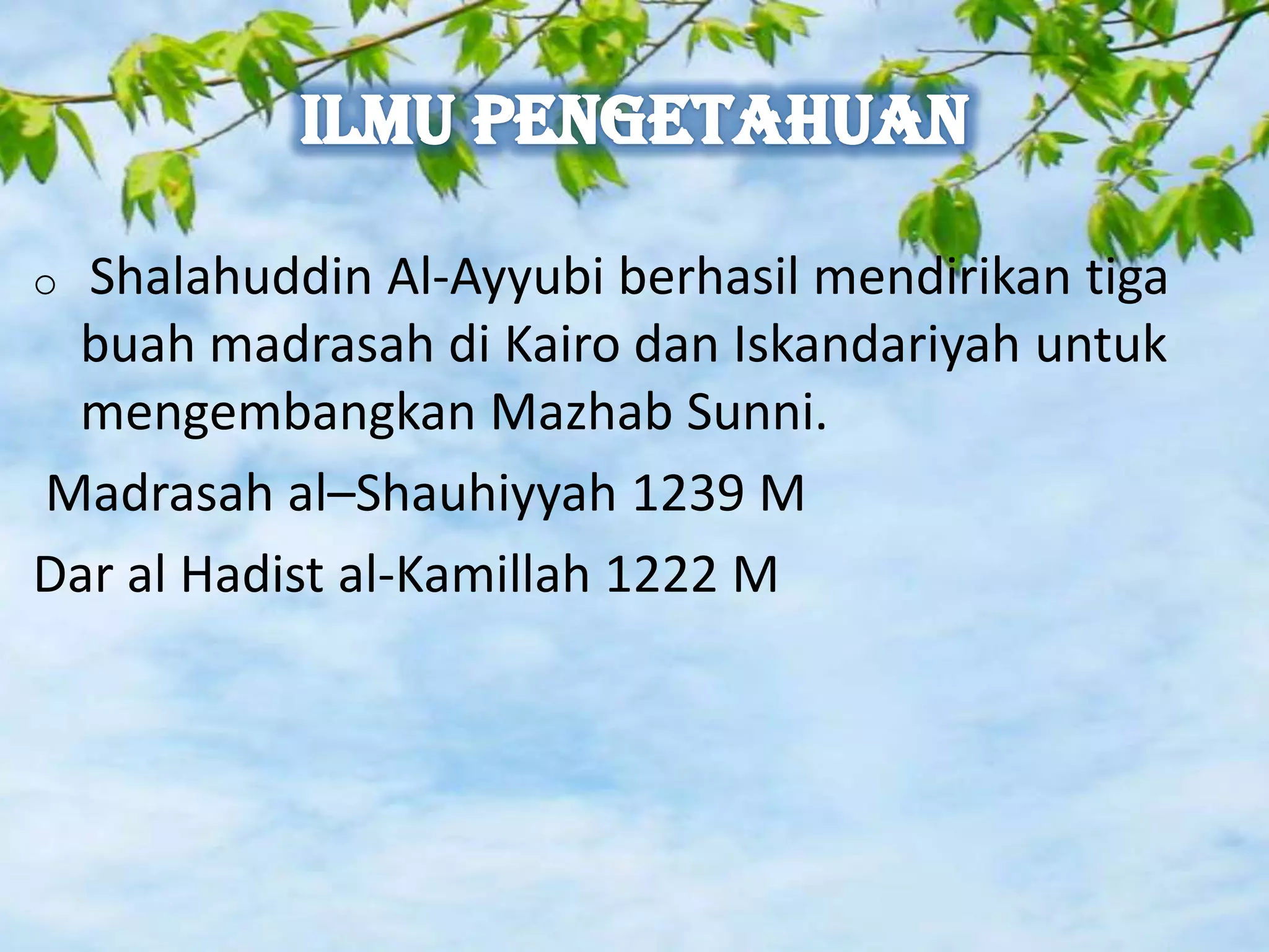 Dinasti al ayyubiyah | PPTX