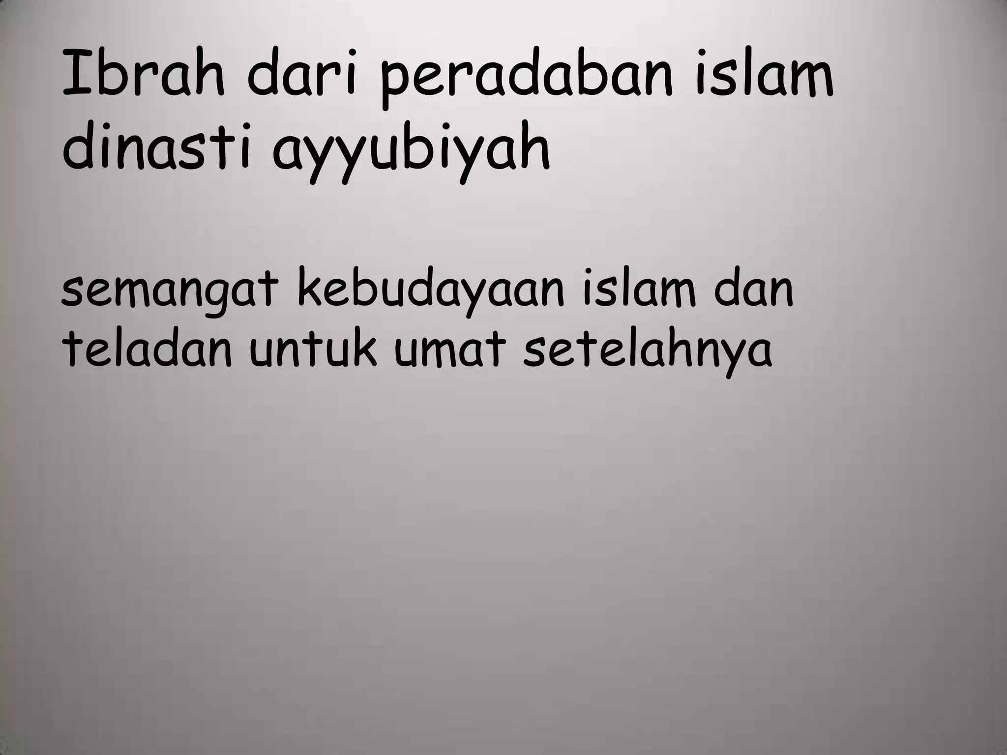 Dinasti ayyubiyah kautsar | PPTX