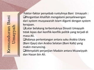 Dinasti umayyah dan abbasiyah | PPT