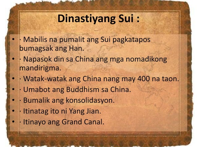 Dinastiya ng china powerpoint | PPTX
