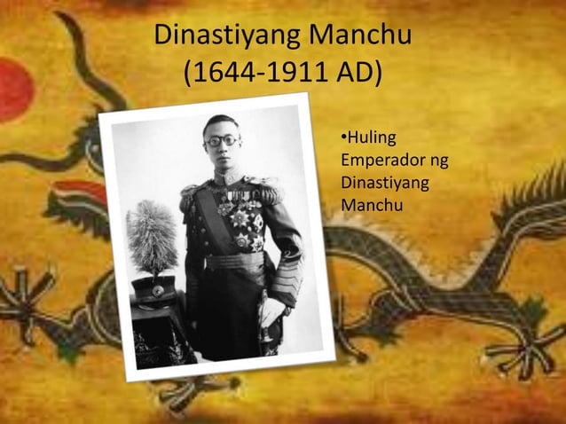 Dinastiya ng china powerpoint | PPTX