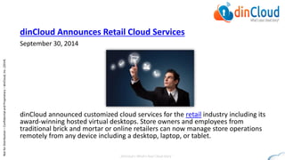 dinCloud 2014 year in review | PPT