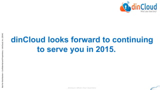 dinCloud 2014 year in review | PPT