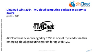 dinCloud 2014 year in review | PPT